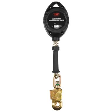 JSP Wire Retractable Fall Limiter - 3.5Mtr | Safetec Direct Ltd
