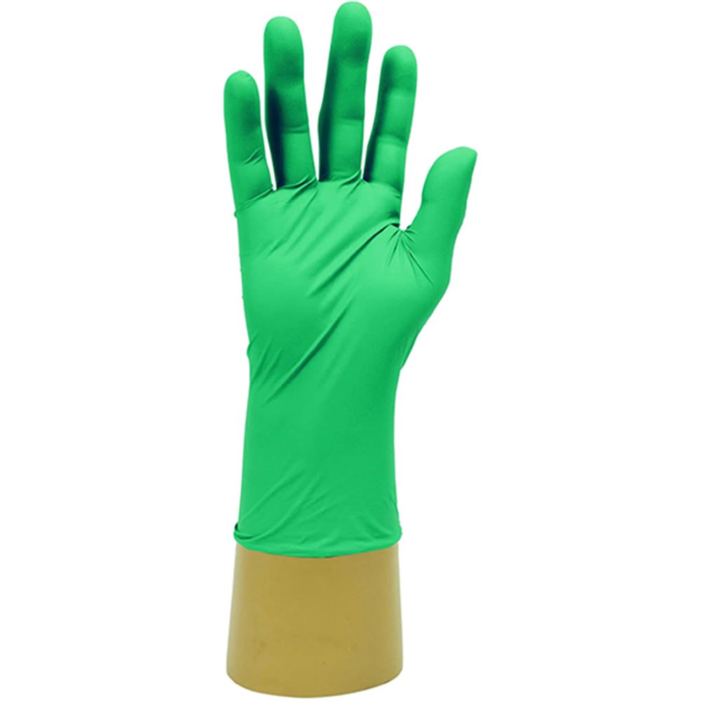 Polyco FNG100 Finite Green Disposable Gloves | Safetec Direct