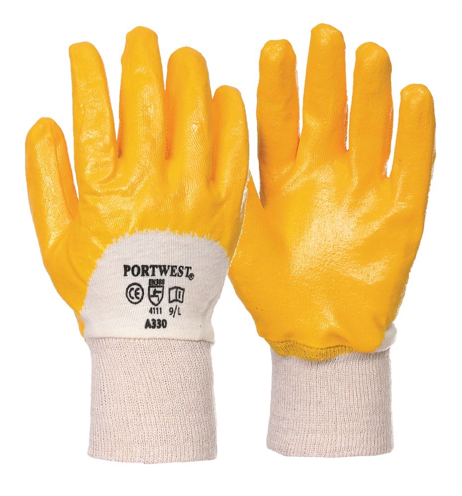 Nitrile Light Knitwrist Glove - Nitrile Coating | Safetec Direct Ltd