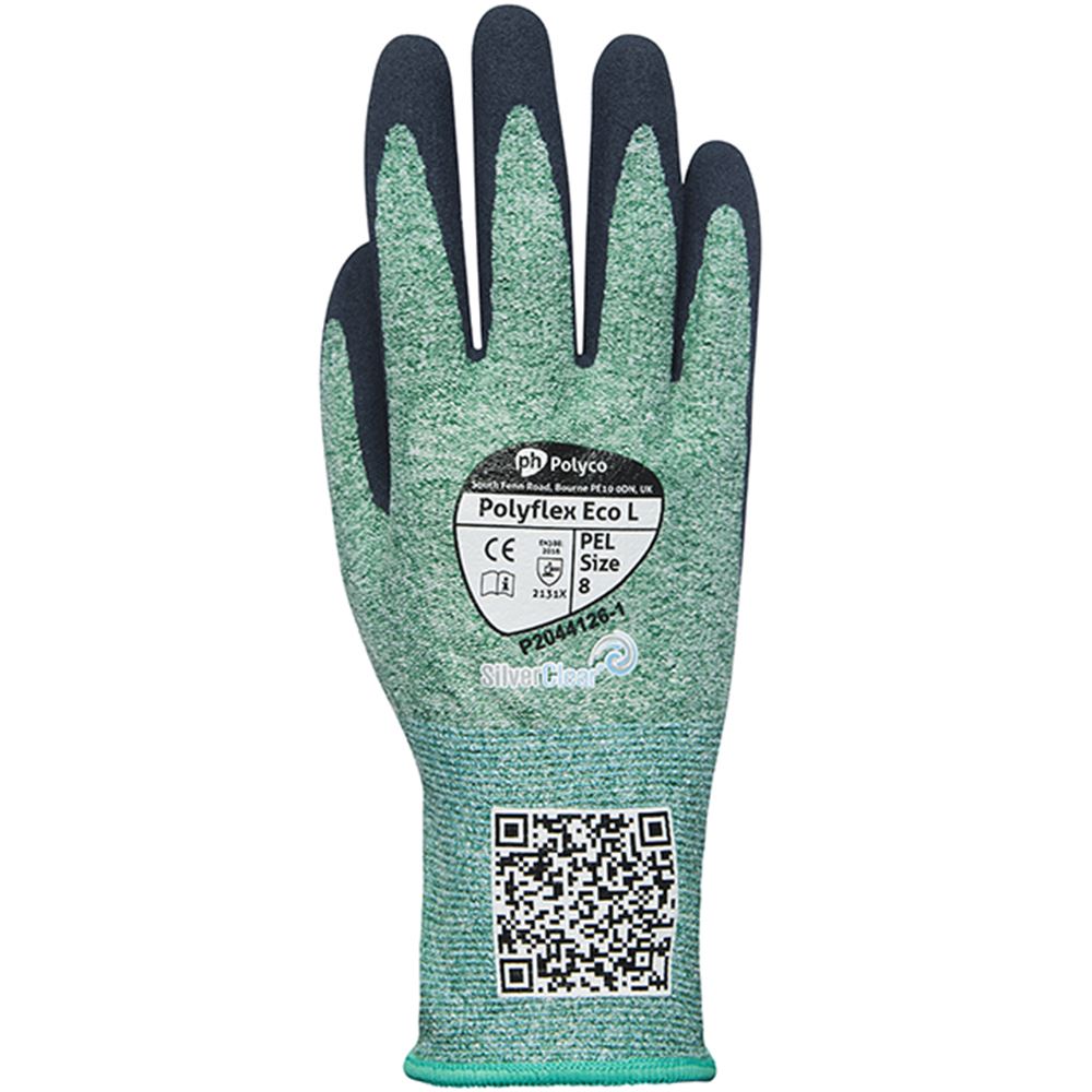 Polyco Polyflex PEL Eco Latex Coated Work Gloves | Safetec Direct